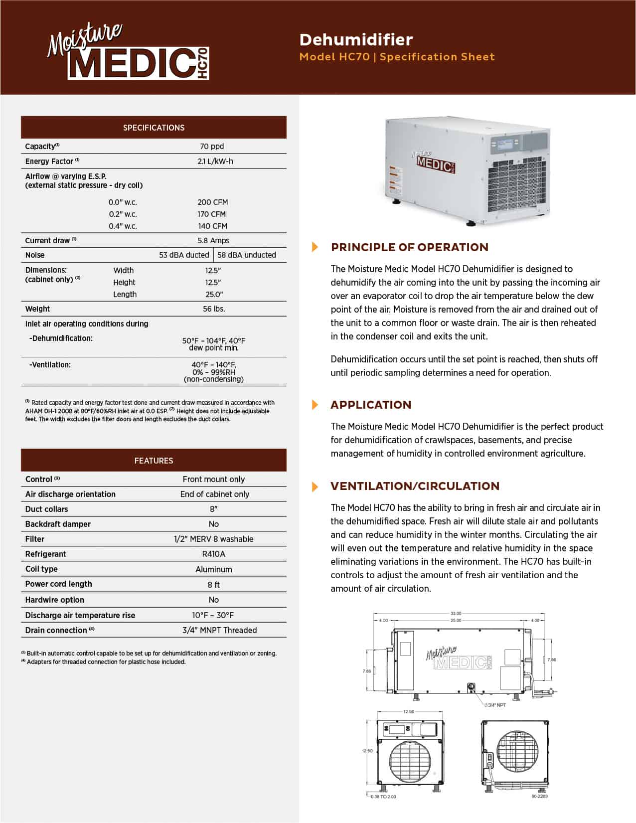 Moisture Medic™ HC70 - Layers Plastic - Moisture Control, Vapor ...
